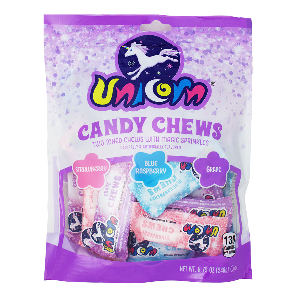Adams & Brooks Unicorn Chews 8.75oz - 12 Pack | iWholesaleCandy.ca