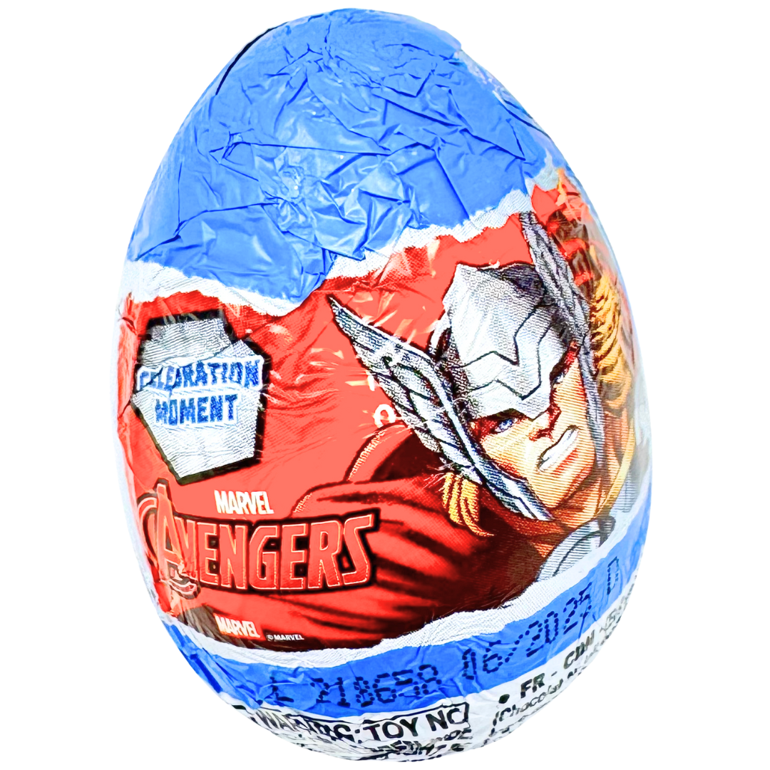 Avengers Chocolate Surprise Eggs - 24 Pack | iWholesale Candy ...