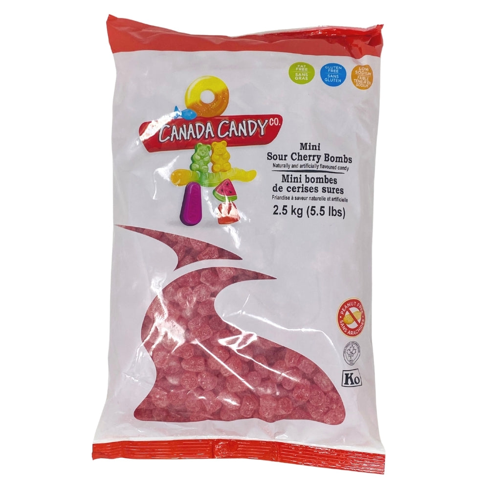 CCC Mini Sour Cherry Bombs Gummy Candy | Bulk Candy – iWholesaleCandy.ca