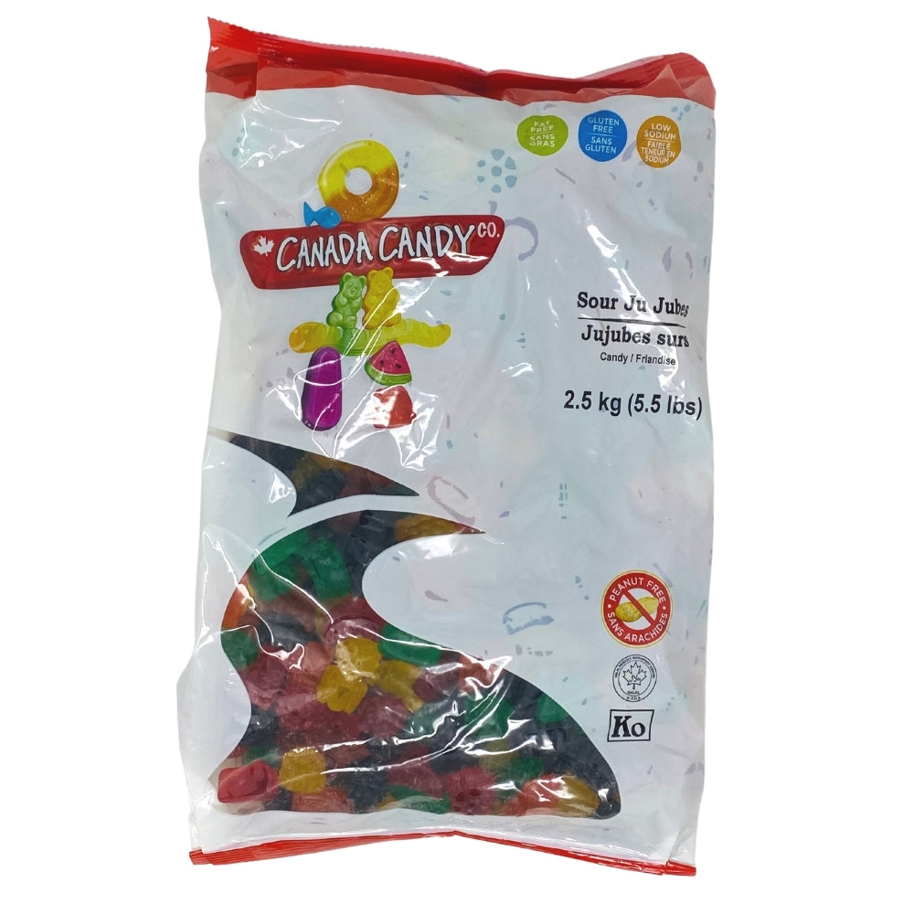 CCC Sour Ju Jubes Gummy Candy - 2.5kg | Bulk Candy – iWholesaleCandy.ca