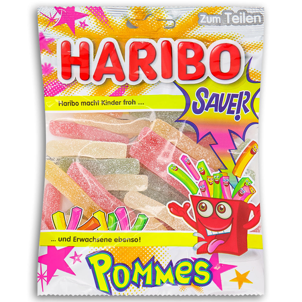 Haribo Sauer Pommes Candy 200g - 18 Pack