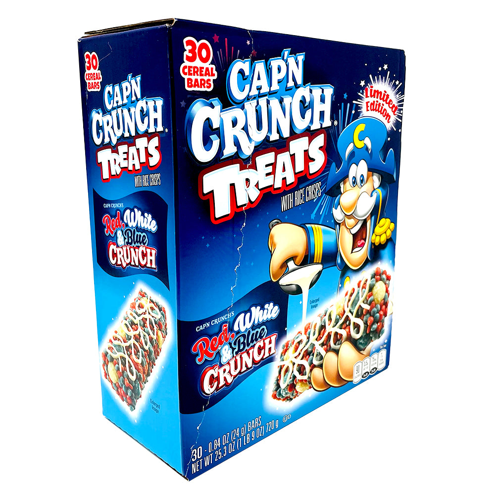 Limited Edition Captain Crunch Cereal Bars 24g - 30 Pack ...