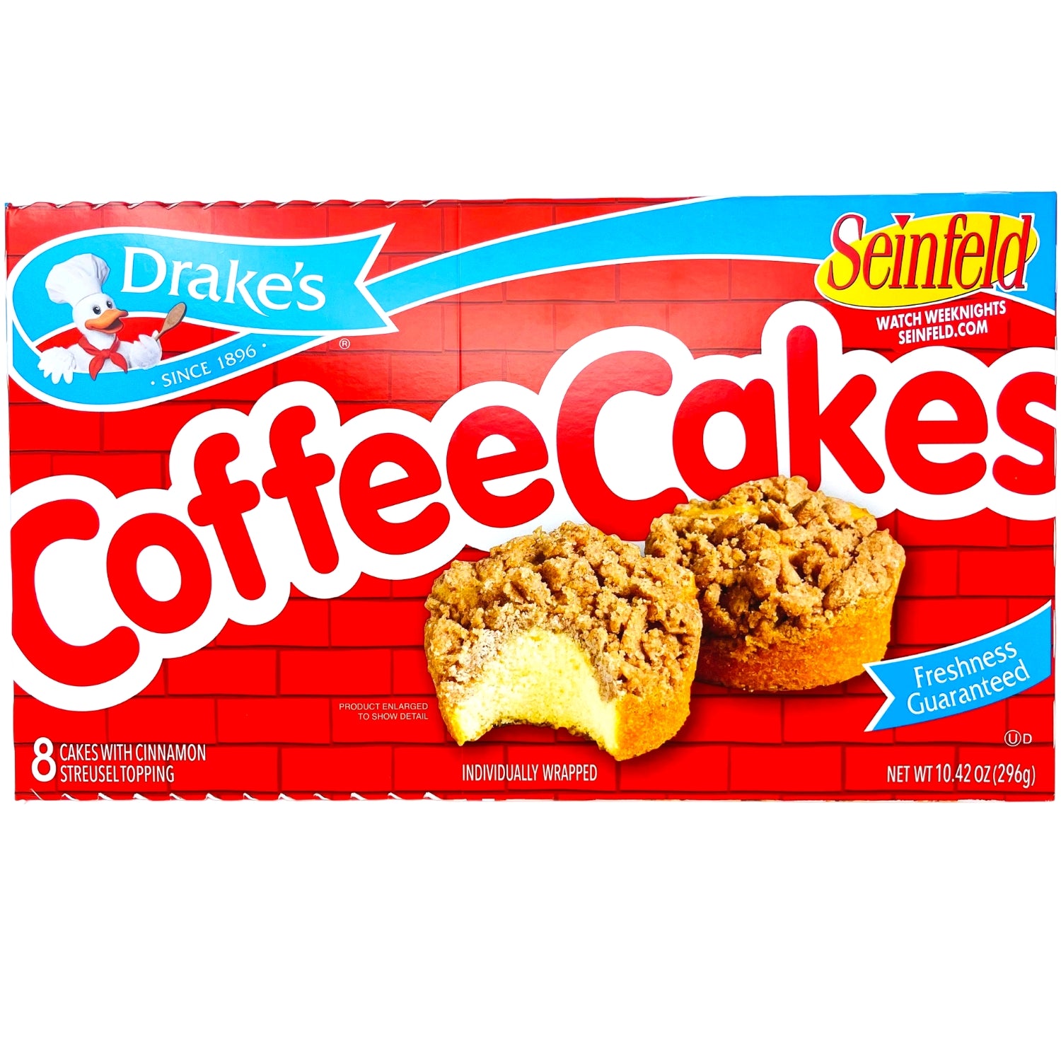 The Original Drake's Coffee Cakes (8 Pieces) Box | iWholesaleCandy.ca