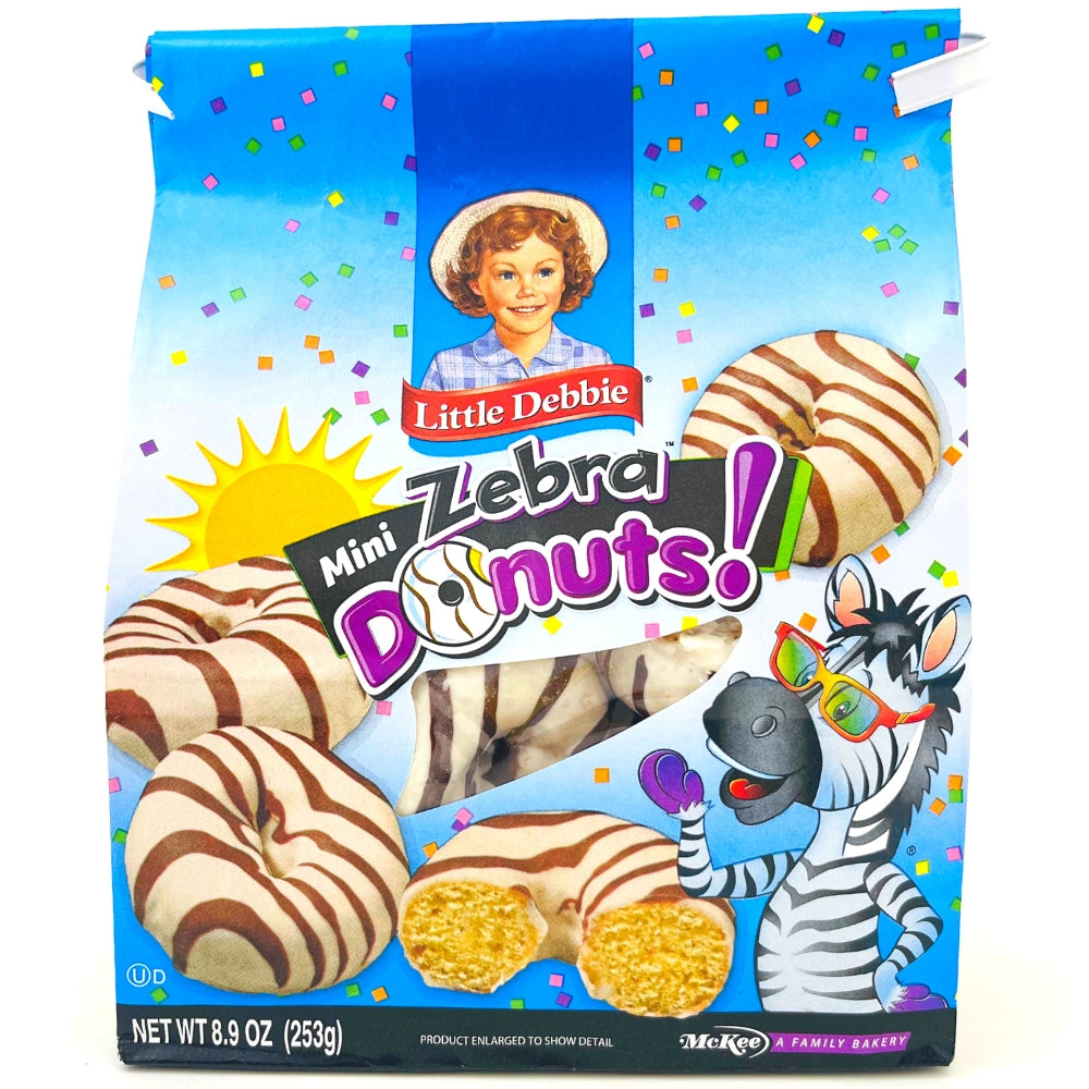 Little Debbie Zebra Mini Donuts 1 Bag | iWholesaleCandy.ca