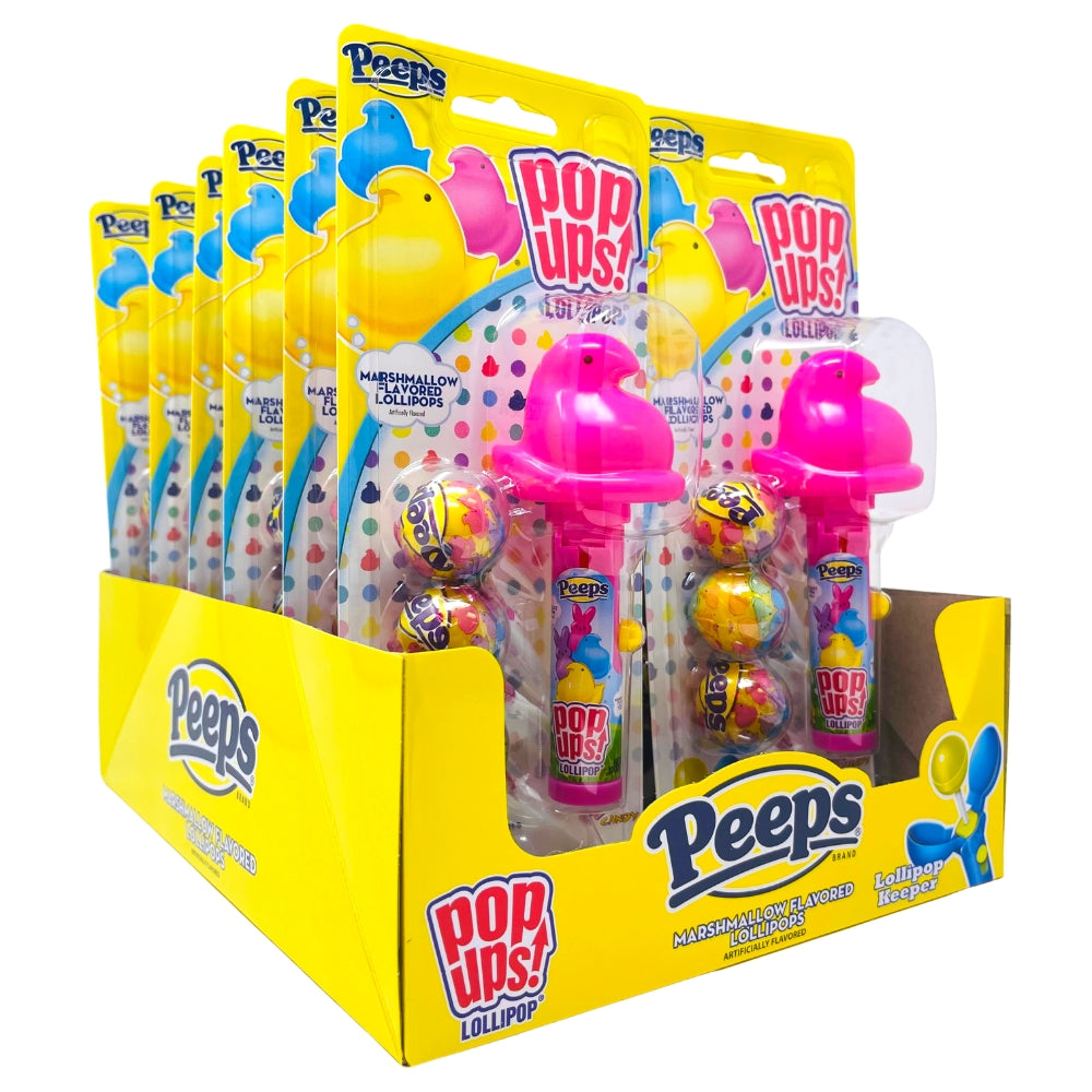 Peeps Pop Ups Lollipops with Refills 12PK | iWholesaleCandy.ca