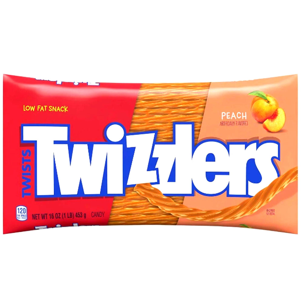 Twizzlers Peach Licorice Twists | iWholesaleCandy.ca