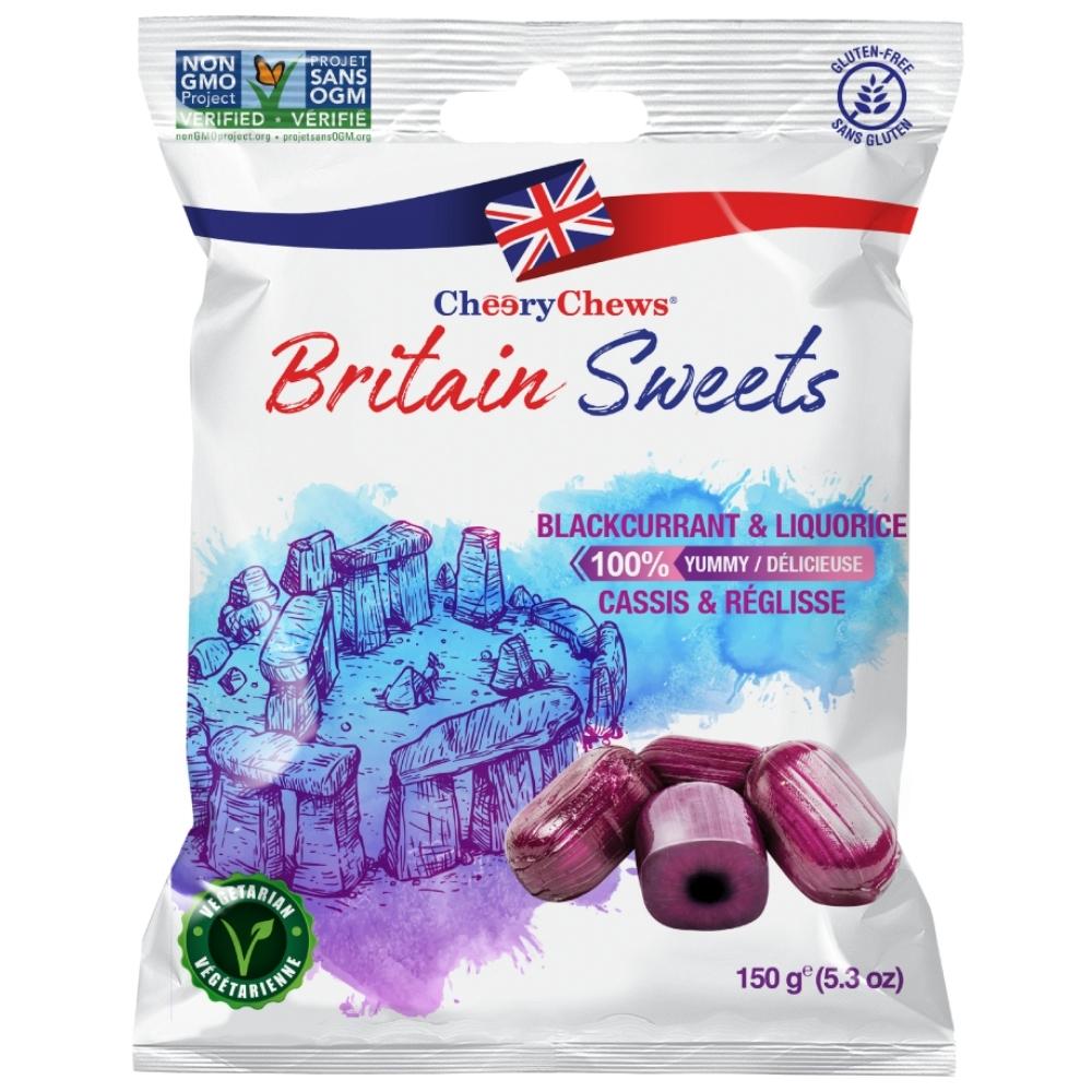Britain Sweets Blackcurrant & Liquorice 24 Pack | iWholesaleCandy
