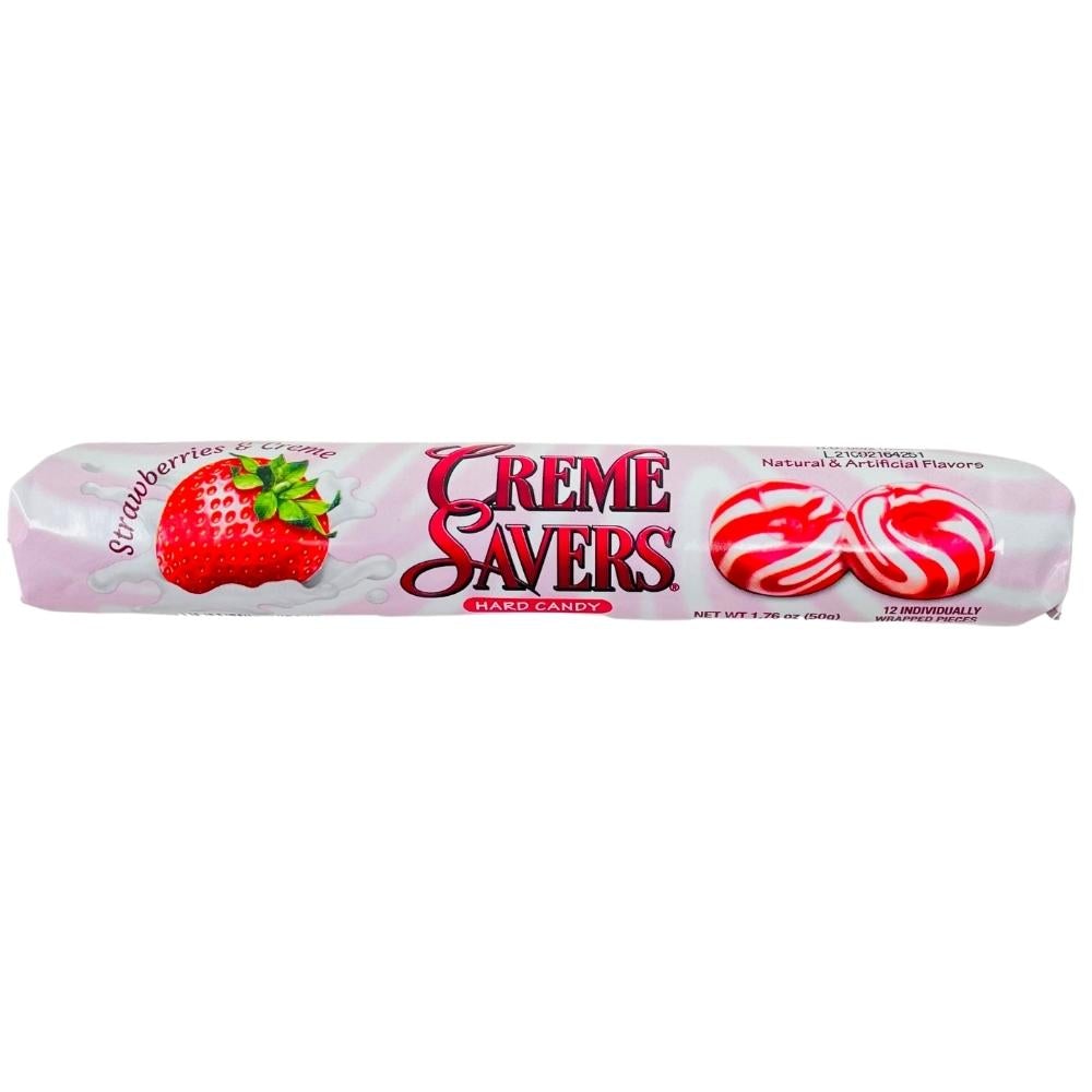 Creme Savers Rolls Strawberries & Creme - 24 Pack | iWholesaleCandy ...