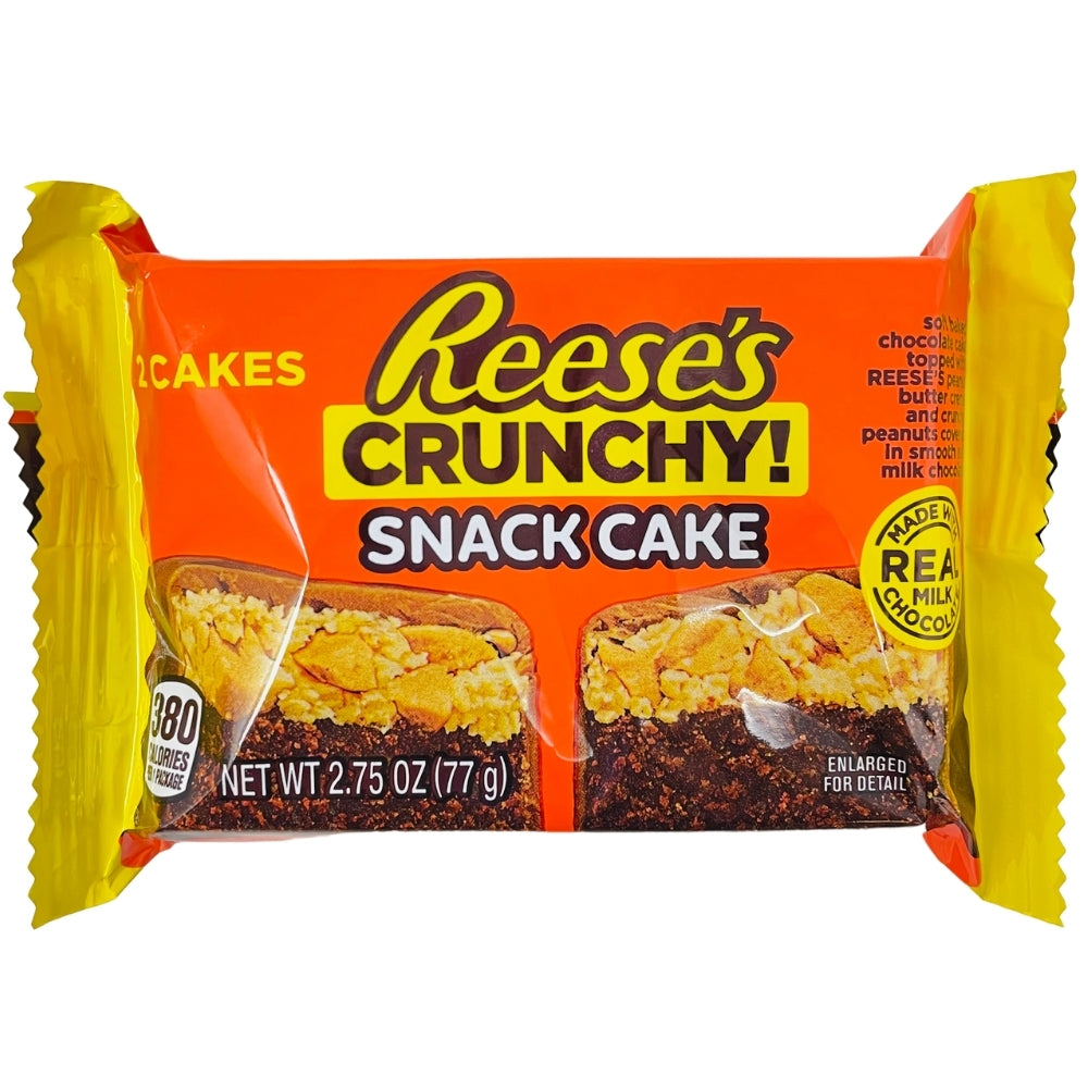 Reese's CRUNCHY! Snack Cake 2.75oz - 12 Pack | Candy Funhouse ...