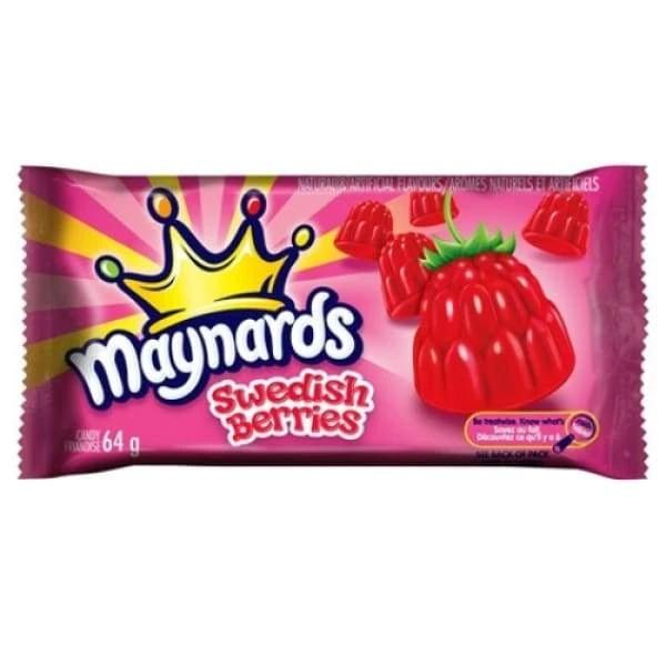 Maynards Swedish Berries 64g 18PK | iWholesaleCandy.ca