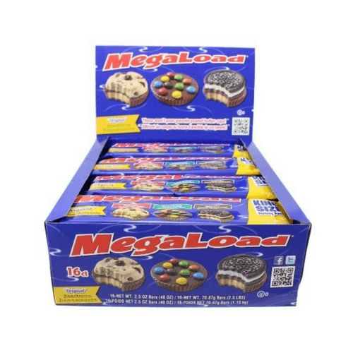 Megaload Original King Size-16 CT | American Candy Bars ...