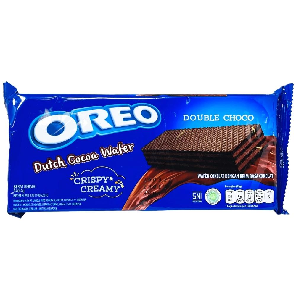 Oreo Dutch Cocoa Wafer Double Choco (Indonesia) 140.4g - 24 Pack ...
