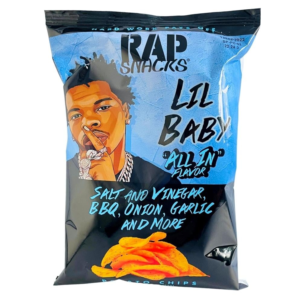 Rap Snacks Lil Baby All In 2.5oz 15 PK | American Snacks