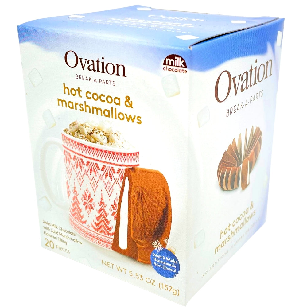 Ovation Hot Cocoa & Marshmallows Break-A-Parts 5.53oz - 12 Pack ...